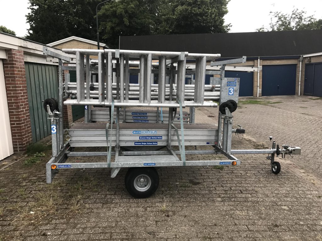 Smalle steiger werkhoogte 8,50 meter x 2,50 L x 0,75 B - Brouwer ...